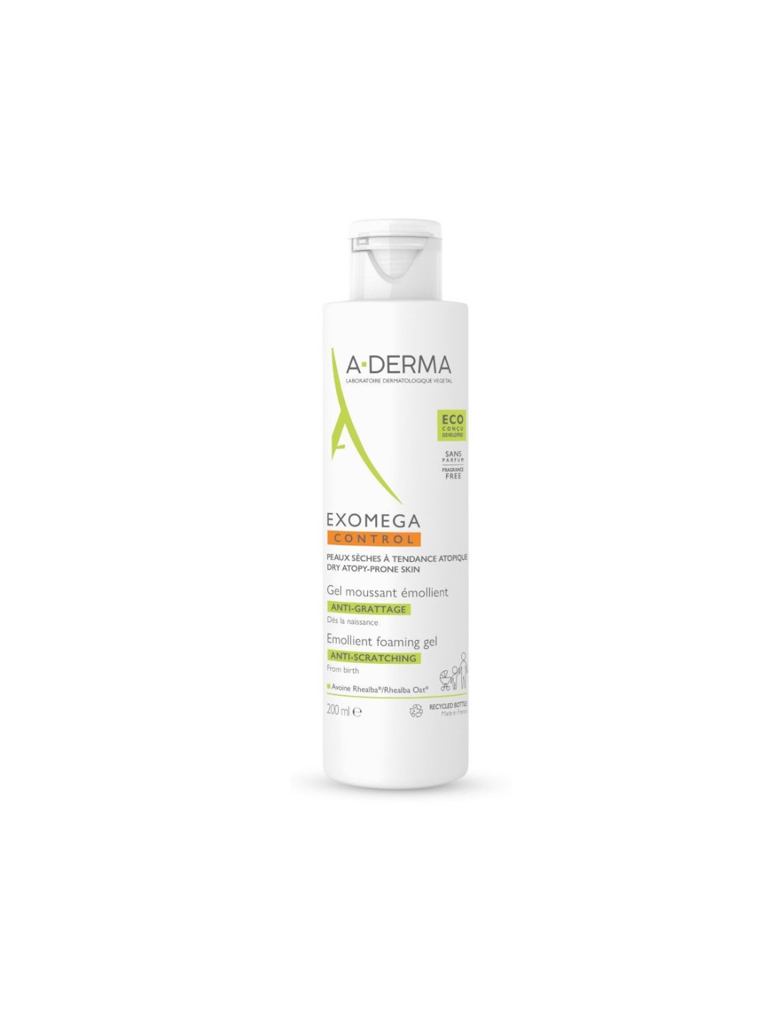 A-derma Exomega Control Emolijentni pjenušavi gel Količina ml 200 ml