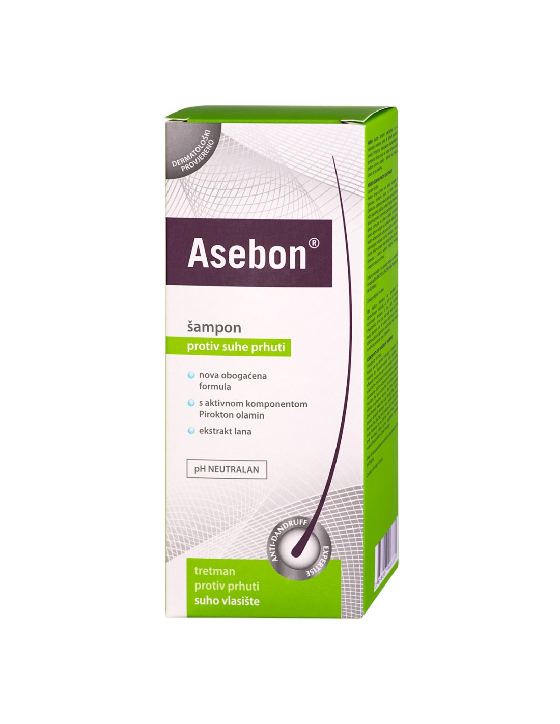 Asebon šampon protiv peruti suho vlasište