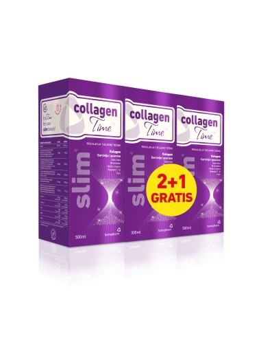 Hamapharm Collagen Time Slim tekućina 2+1 PROMO, dodatak prehrani