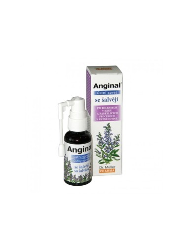 Anginal sprej za usnu šupljinu sa kaduljom
