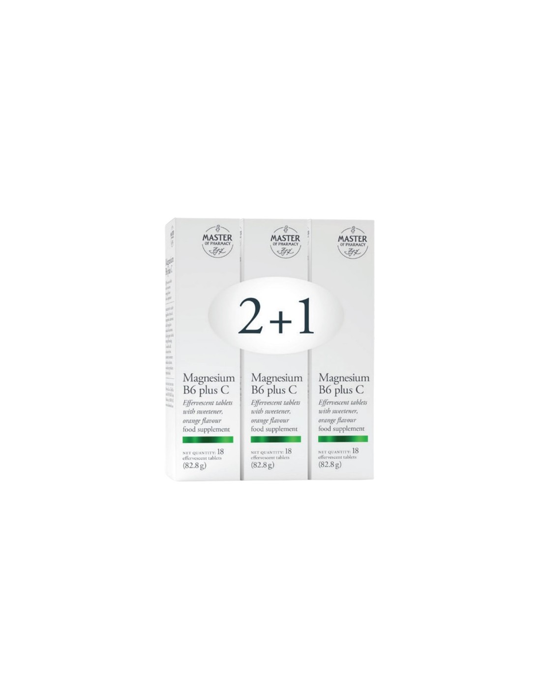 Master of Pharmacy Magnezij B6 plus C šumeće tablete 2 + 1 Promo ...