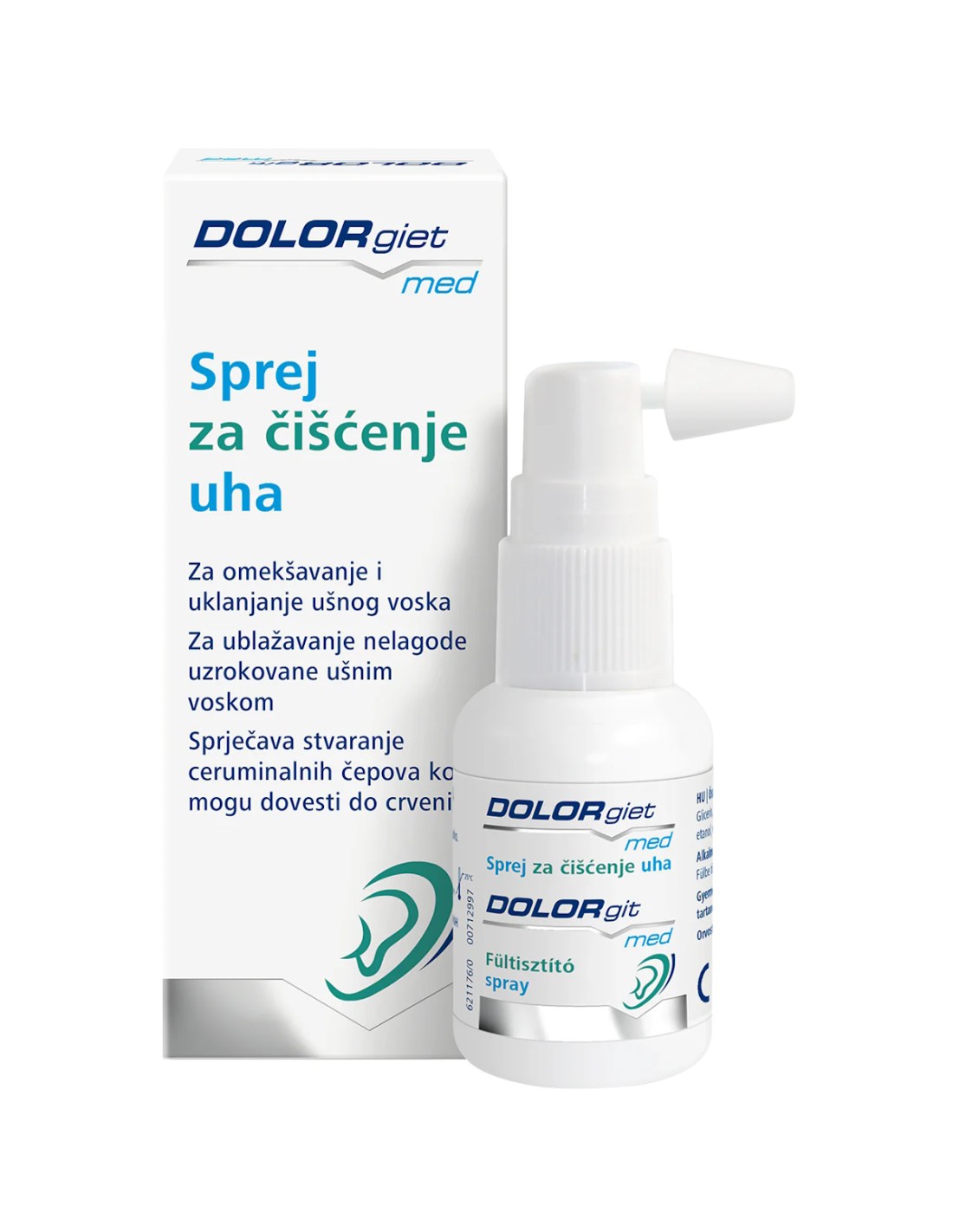 Dolorgiet med Sprej za čišćenje uha