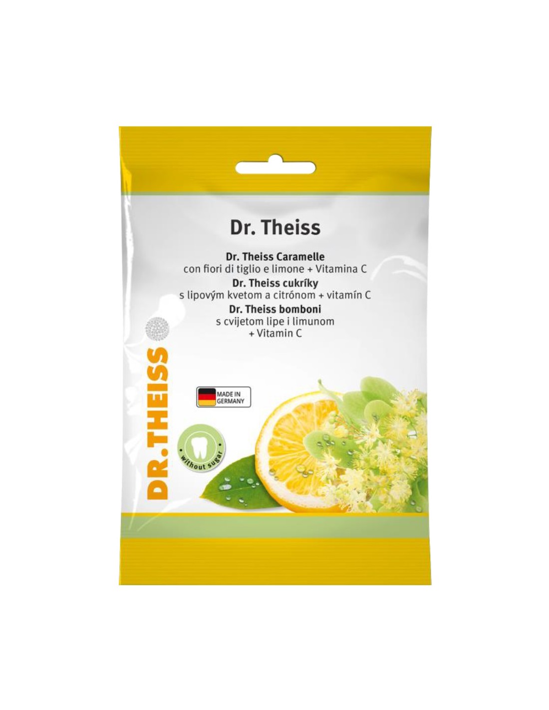 Dr. Theiss bomboni s cvĳetom lipe i limunom + Vitamin C, dodatak prehrani