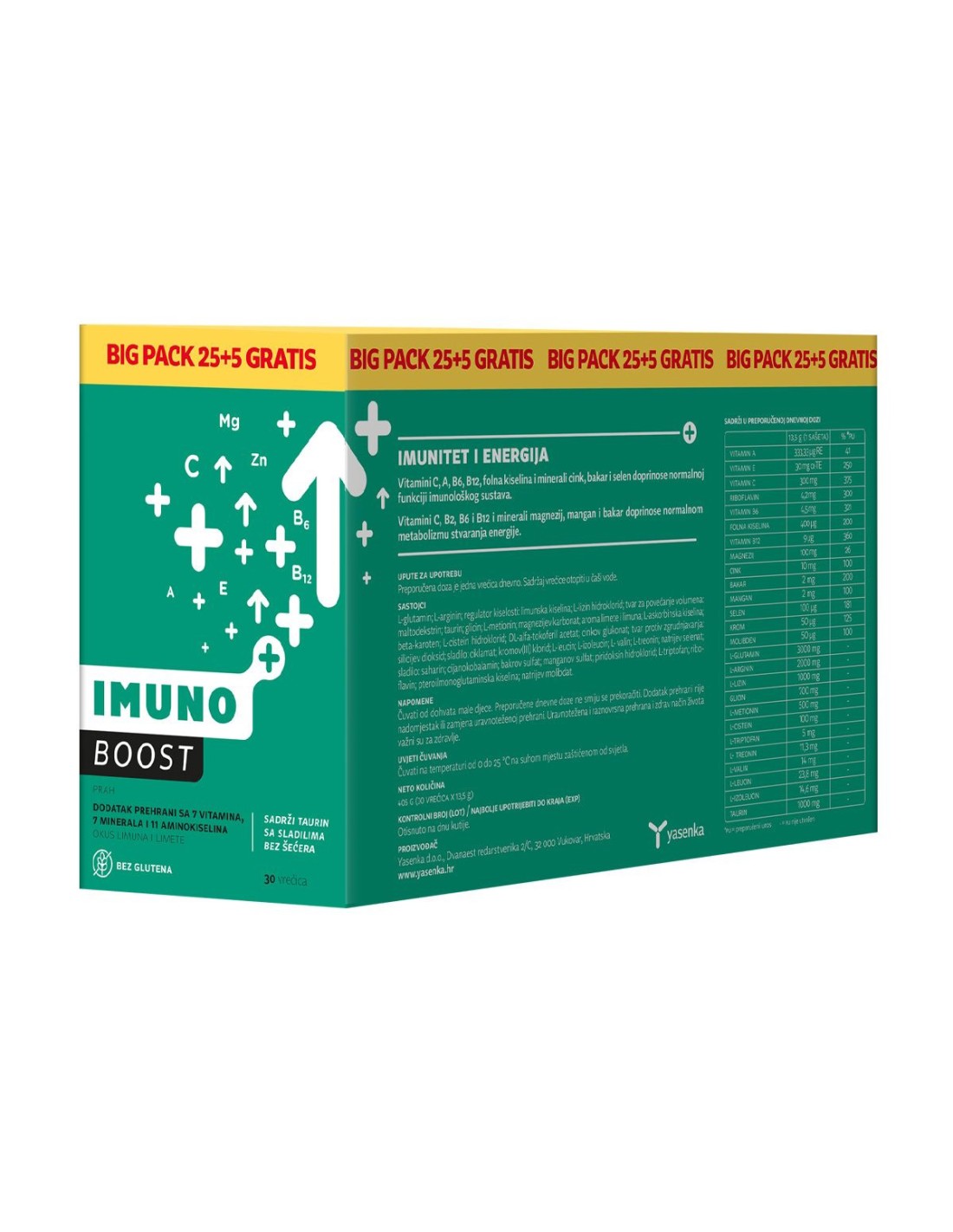 Yasenka Imuno Boost 30 vrećica Promo pakiranje