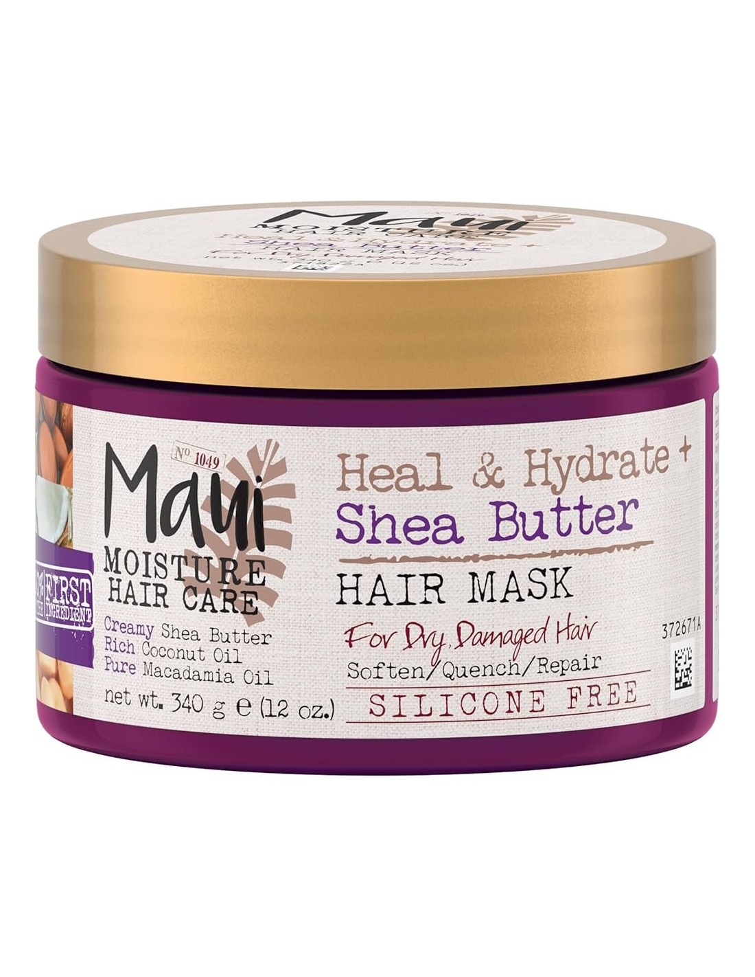 Maui Shea Butter Maska za suhu, oštećenu kosu