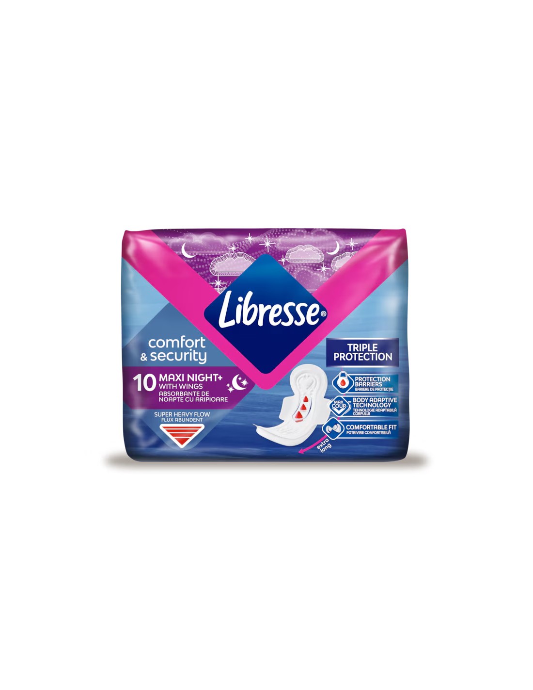 Libresse Maxi Goodnight higijenski ulošci s krilcima