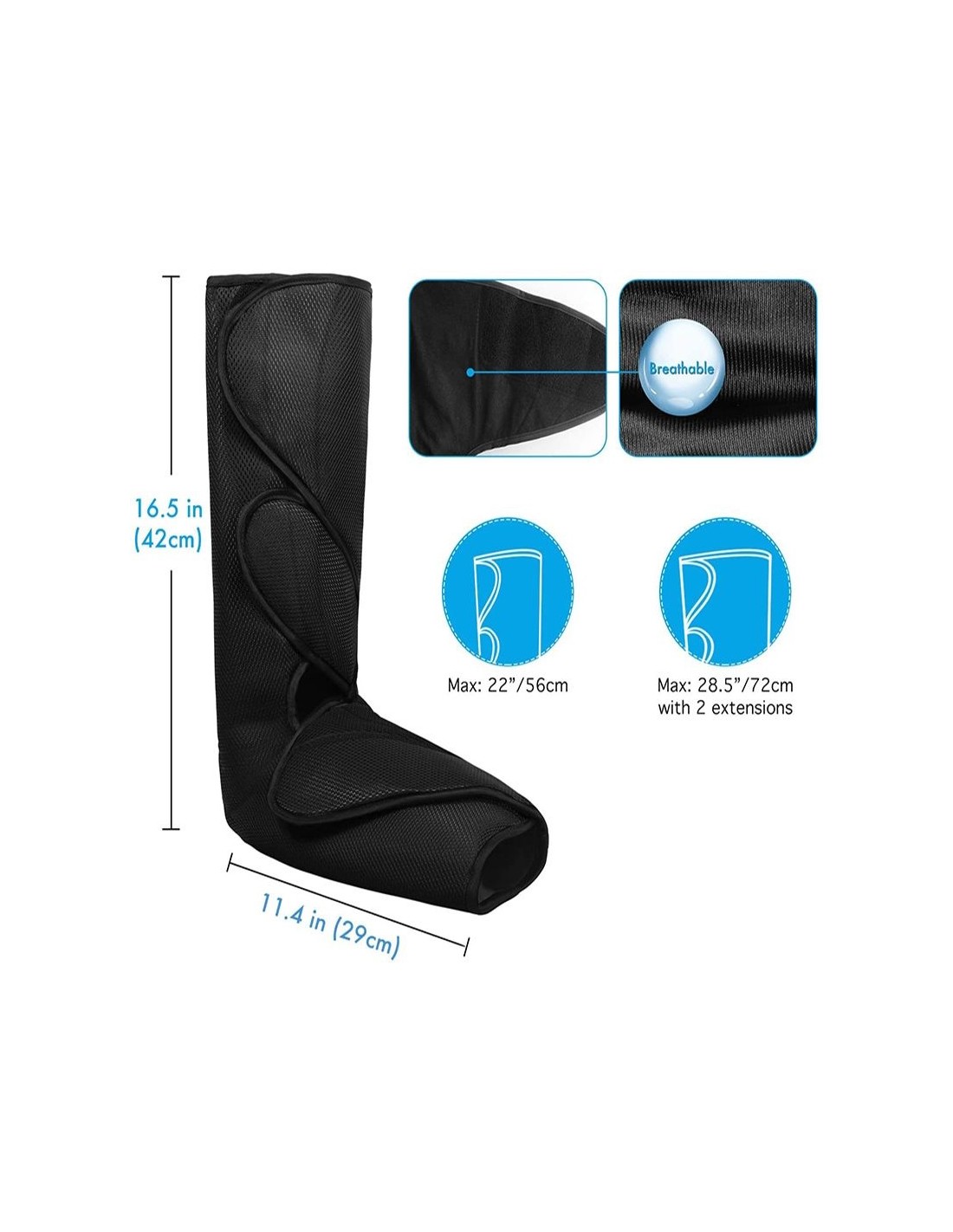 Nano Leg Massager masažer čizma za noge s kompresijom i funk.grijanja