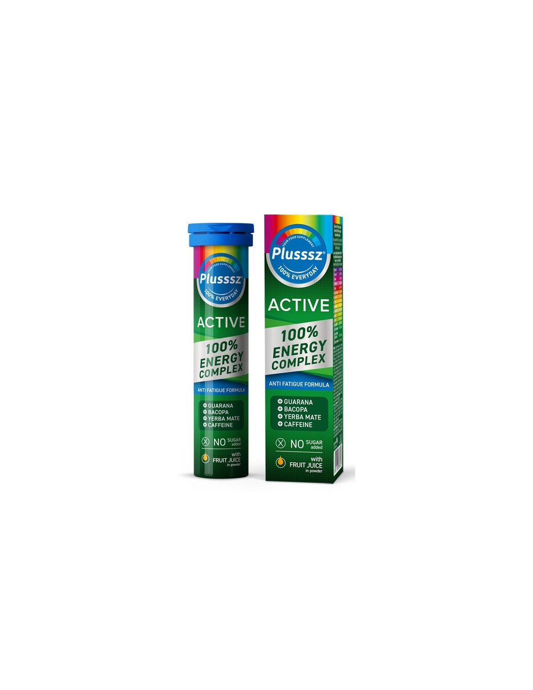 Plusssz Active 100% Energy Complex šumeće tablete, dodatak prehrani