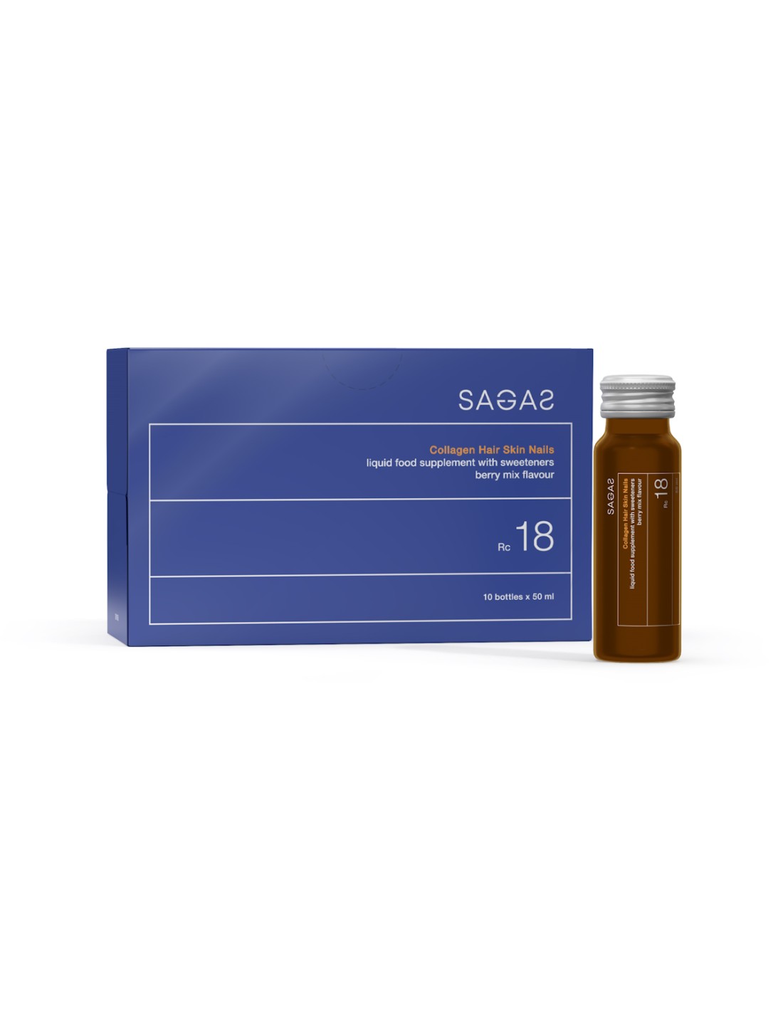 Sagas Rc 18 Collagen Hair Skin Nails tekući dodatak prehrani, dodatak ...