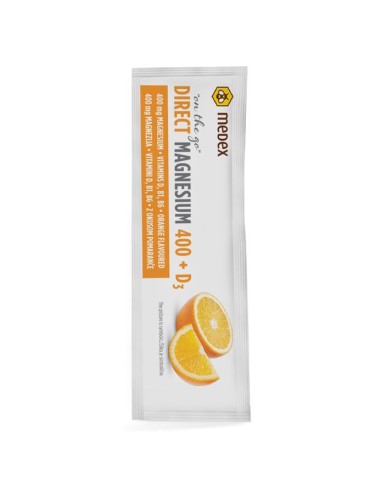 Medex Direct Magnesium 400 + D3 vrećice, dodatak prehrani