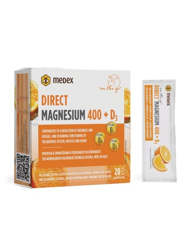 Medex Direct Magnesium 400 + D3 vrećice