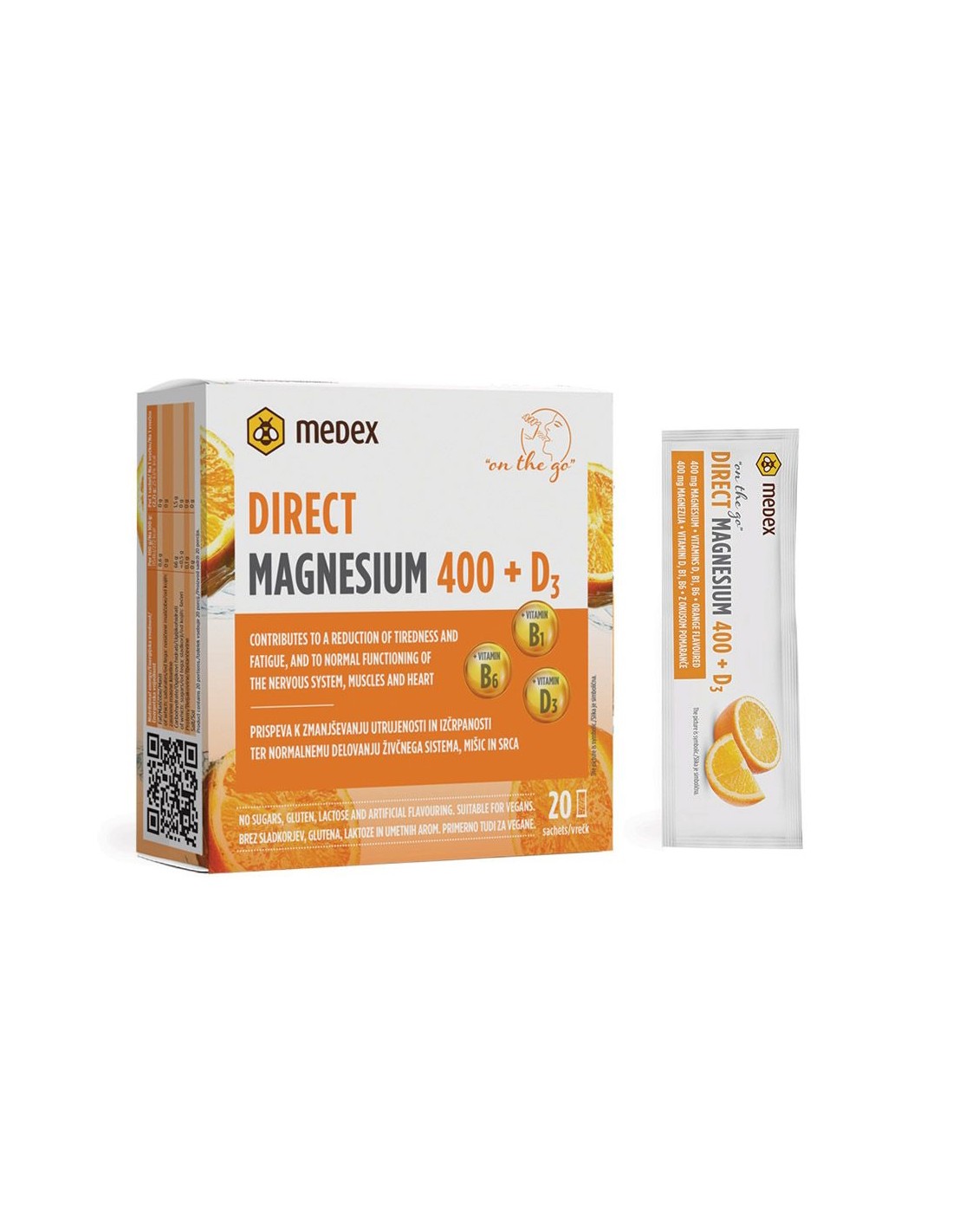 Medex Direct Magnesium 400 + D3 vrećice