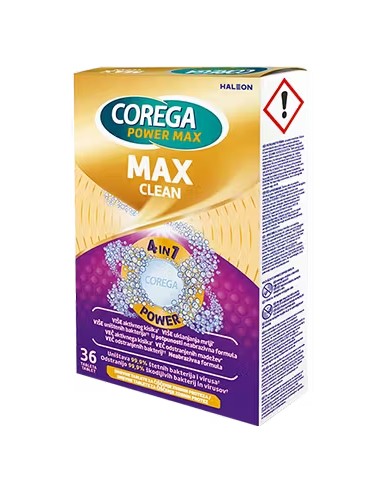 Corega Max Clean Tablete za čišćenje zubnih proteza