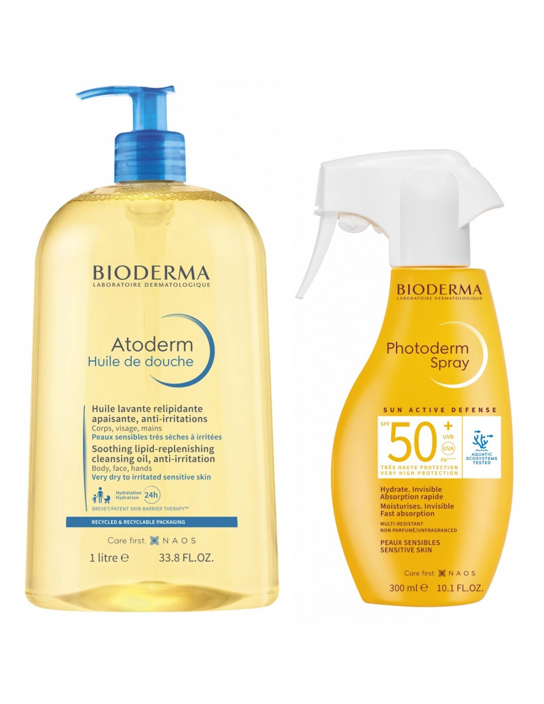 Bioderma Atoderm Ulje za tuširanje 1000 ml + Photoderm Spray 300 ml