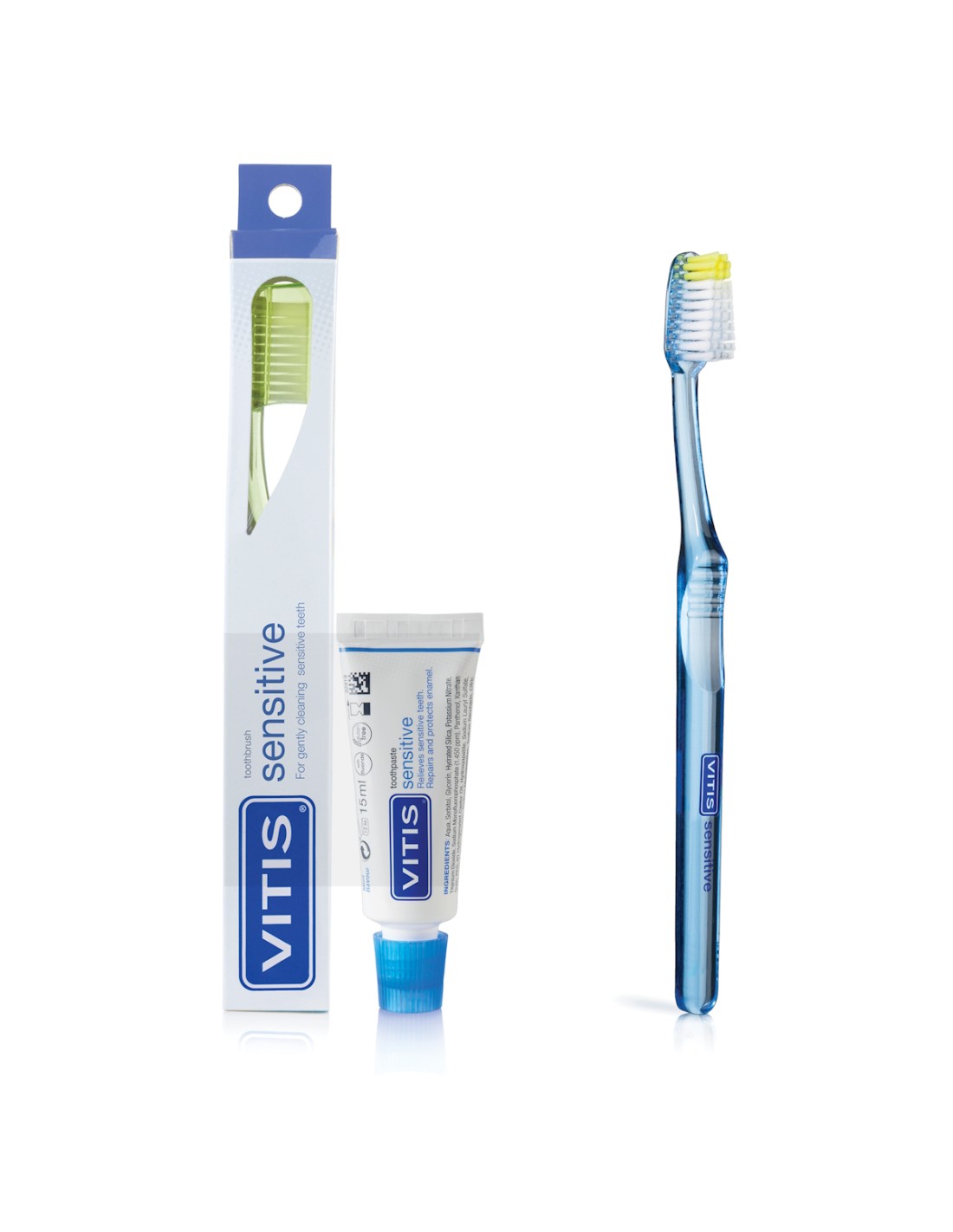 Dentaid Vitis Sensitive zubna pasta + zubna četkica