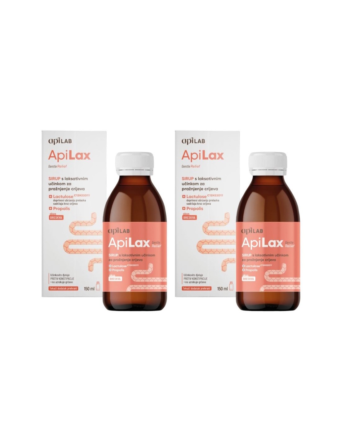Apilab Apilax tekući dodatak prehrani 1+1 Promo pakiranje, dodatak prehrani